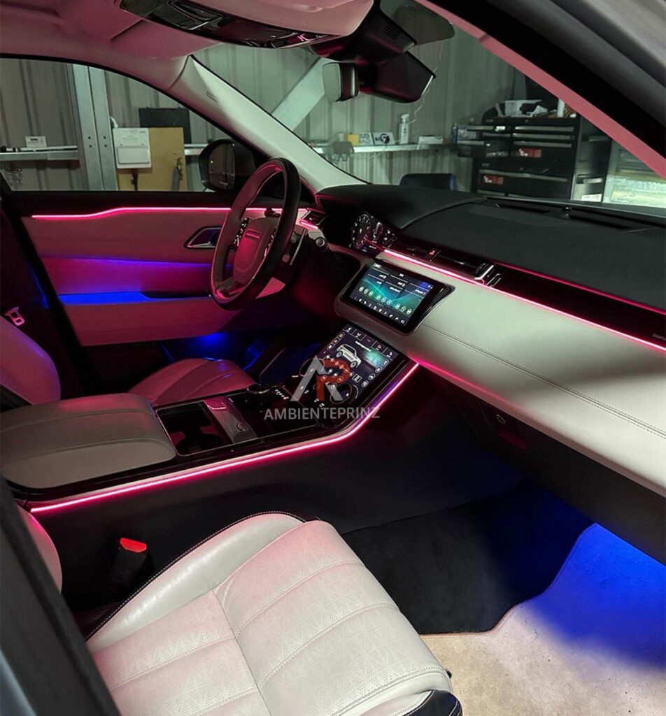 Ambientebeleuchtung für Range Rover Velar inkl. Einbau (Nachrüstung ...