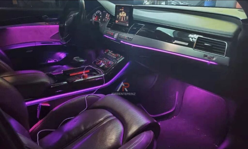 Ambientebeleuchtung für Audi A8 S8 D4/D5 inkl. Einbau (Nachrüstung) – Ambientprinz